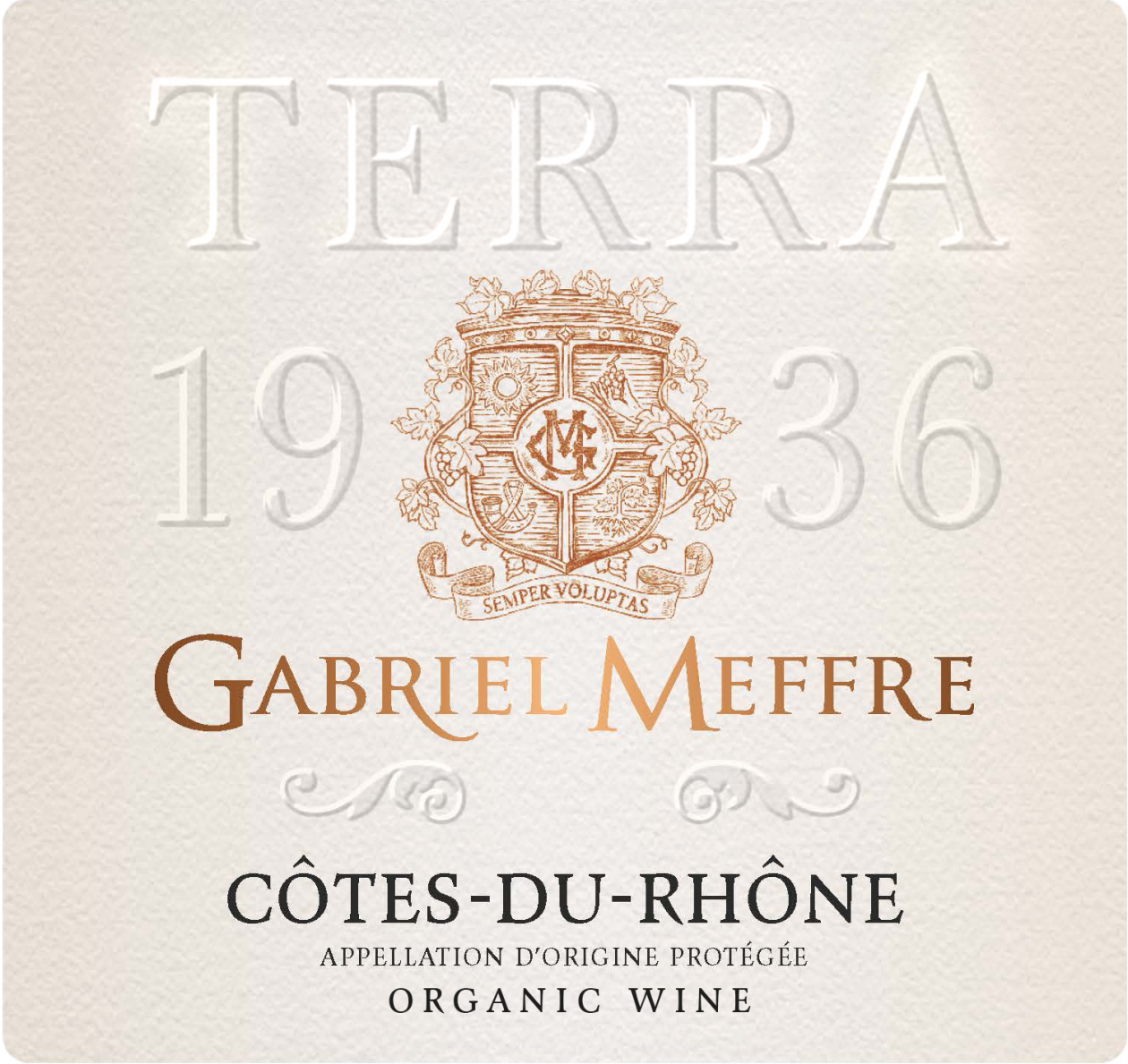 Côtes du Rhône Organic wine - Terra White 2022 - Gabriel Meffre ...