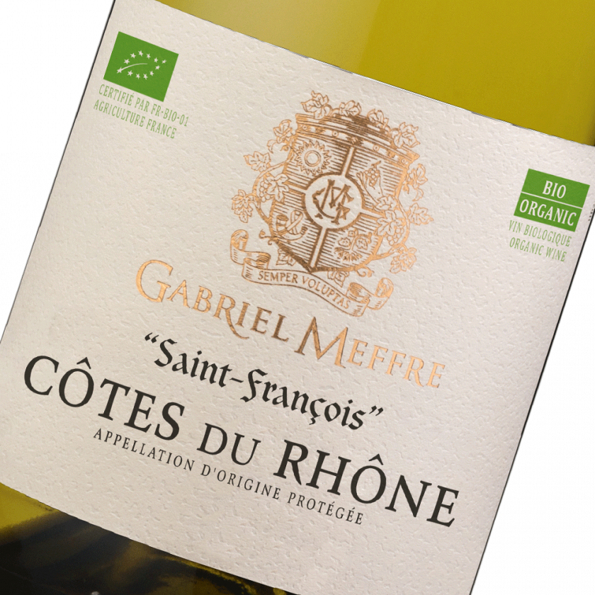 Côtes du Rhône "Saint-François" - Bio Blanc 2024 - Gabriel Meffre